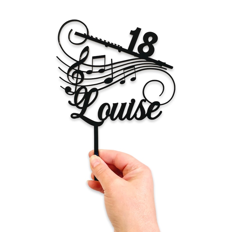 Music Cake Topper - Etsy Australia