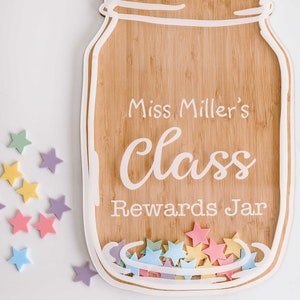 Little Dance Magnetic Classroom Rewards Jar With 150 X Pastel Star ...