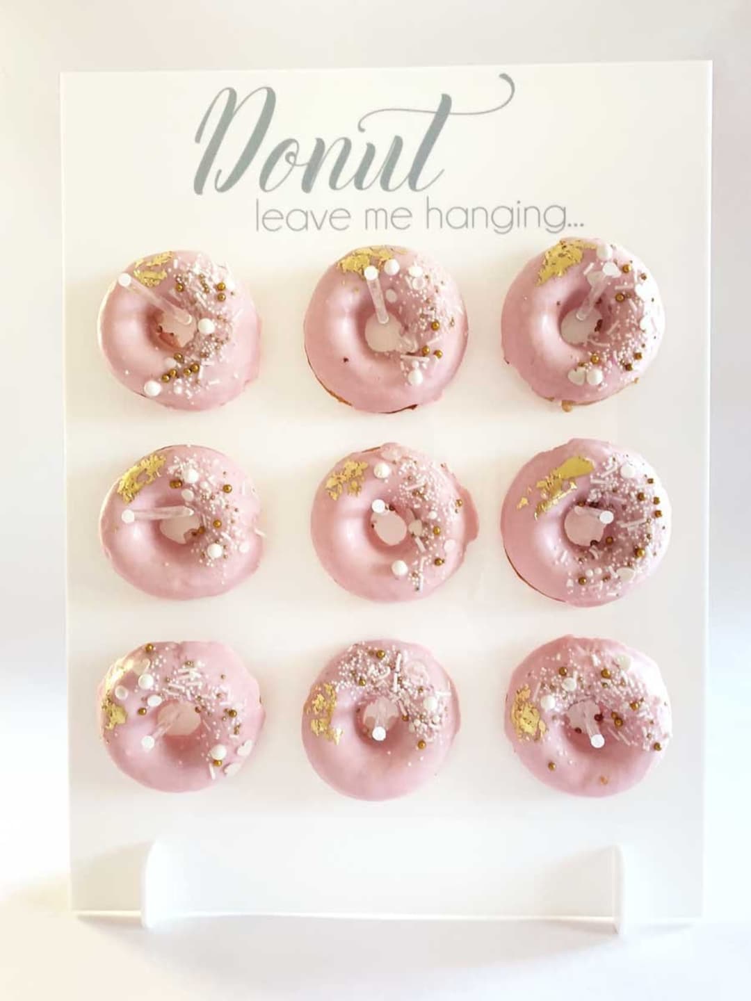 Donut Leave Me Hanging | Donut Wall | Party Food Donut Stand | Wedding ...