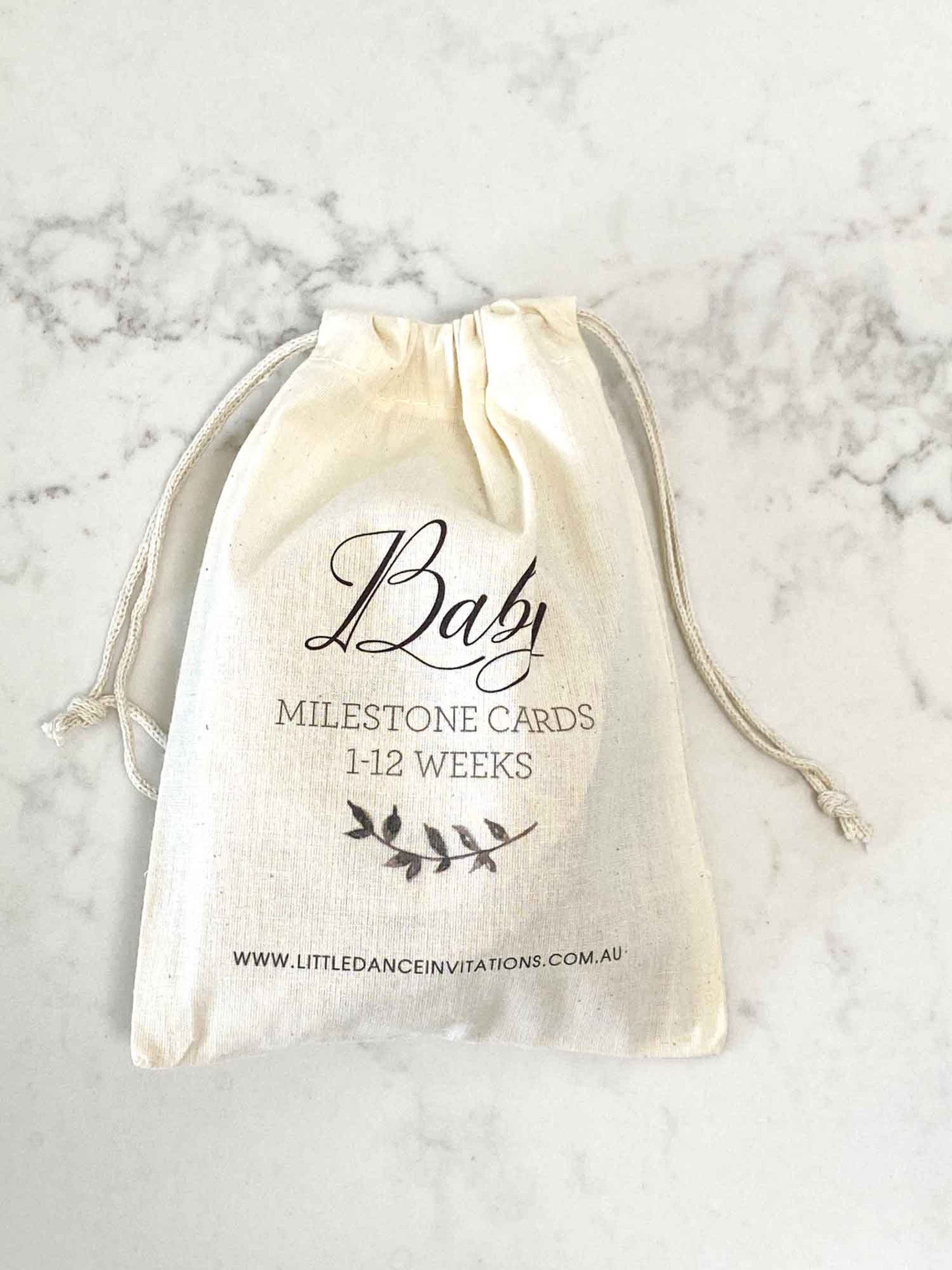 Baby Milestone Cards | 1-12 Weeks | Wooden Milestone Signs | Botanical ...