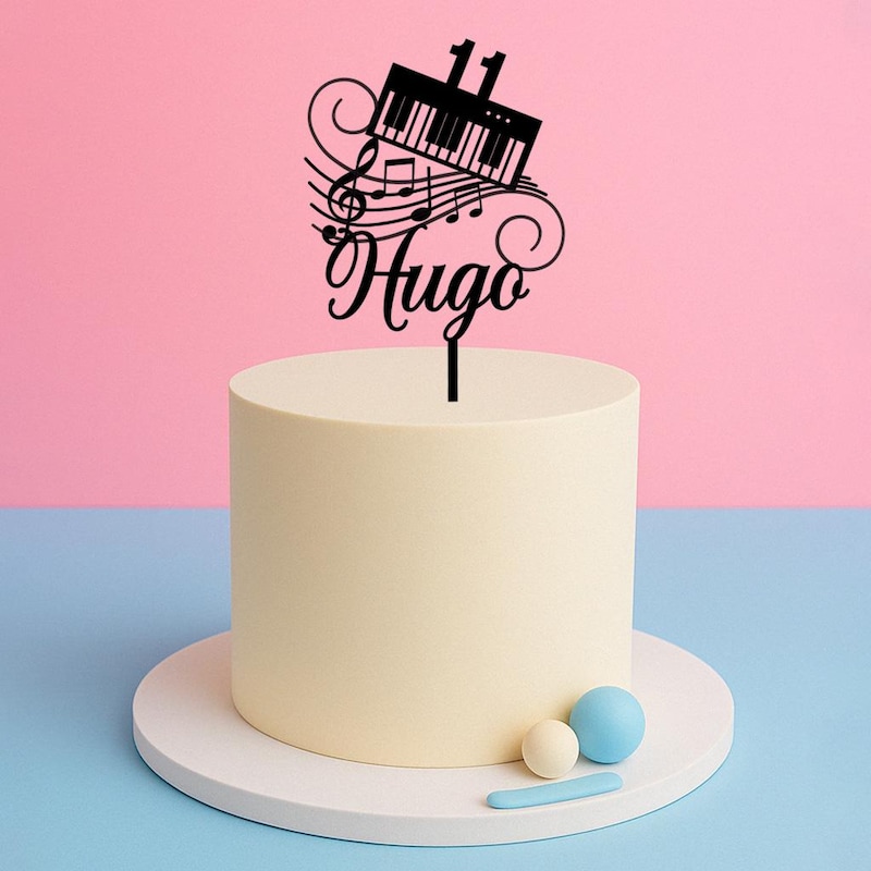 Music Cake Topper - Etsy Australia