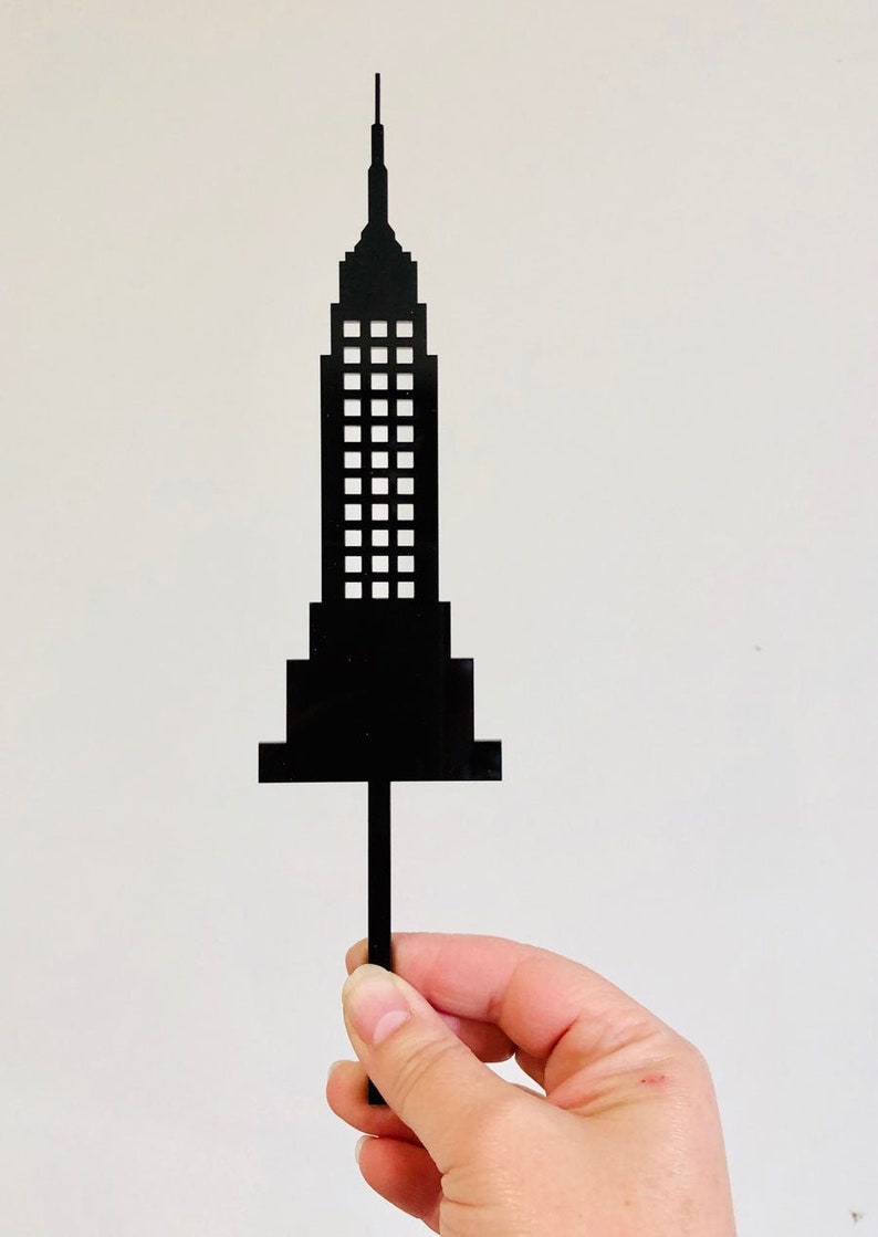Empire State Building Cake Topper | New York Themed Party Decoration - Etsy