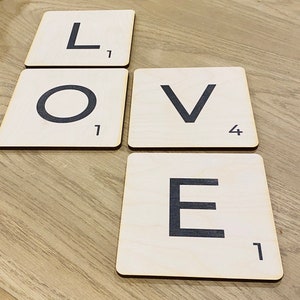Scrabble Tile Wall, Large Scrabble Tiles, Jumbo Scrabble Tiles ...