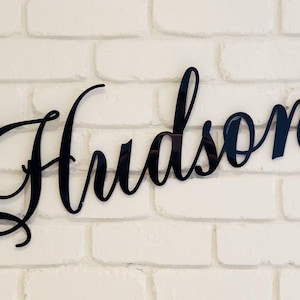 Large Lasercut Name or Word - Script #1 | Large Script Sign | Lasercut ...