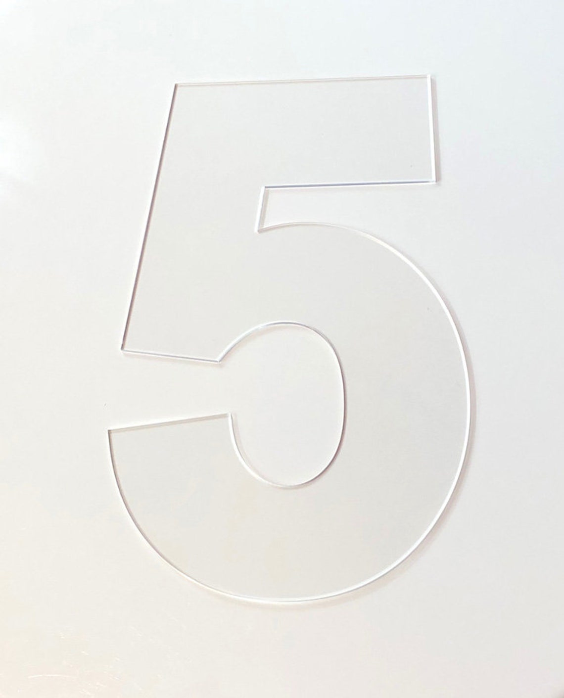 Cookie Cake Stencil - Number 5 | Cookie Cake | Lasercut Numbers | Large ...