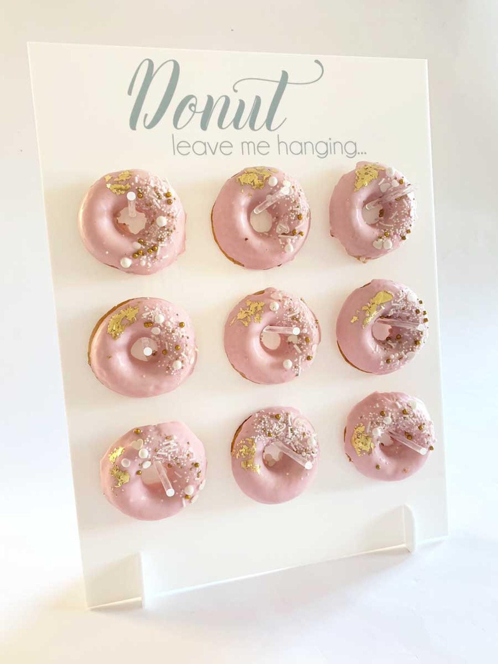 Donut Leave Me Hanging | Donut Wall | Party Food Donut Stand | Wedding ...
