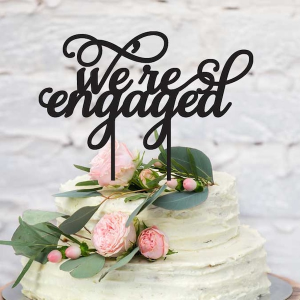 Engagement Cake - Etsy
