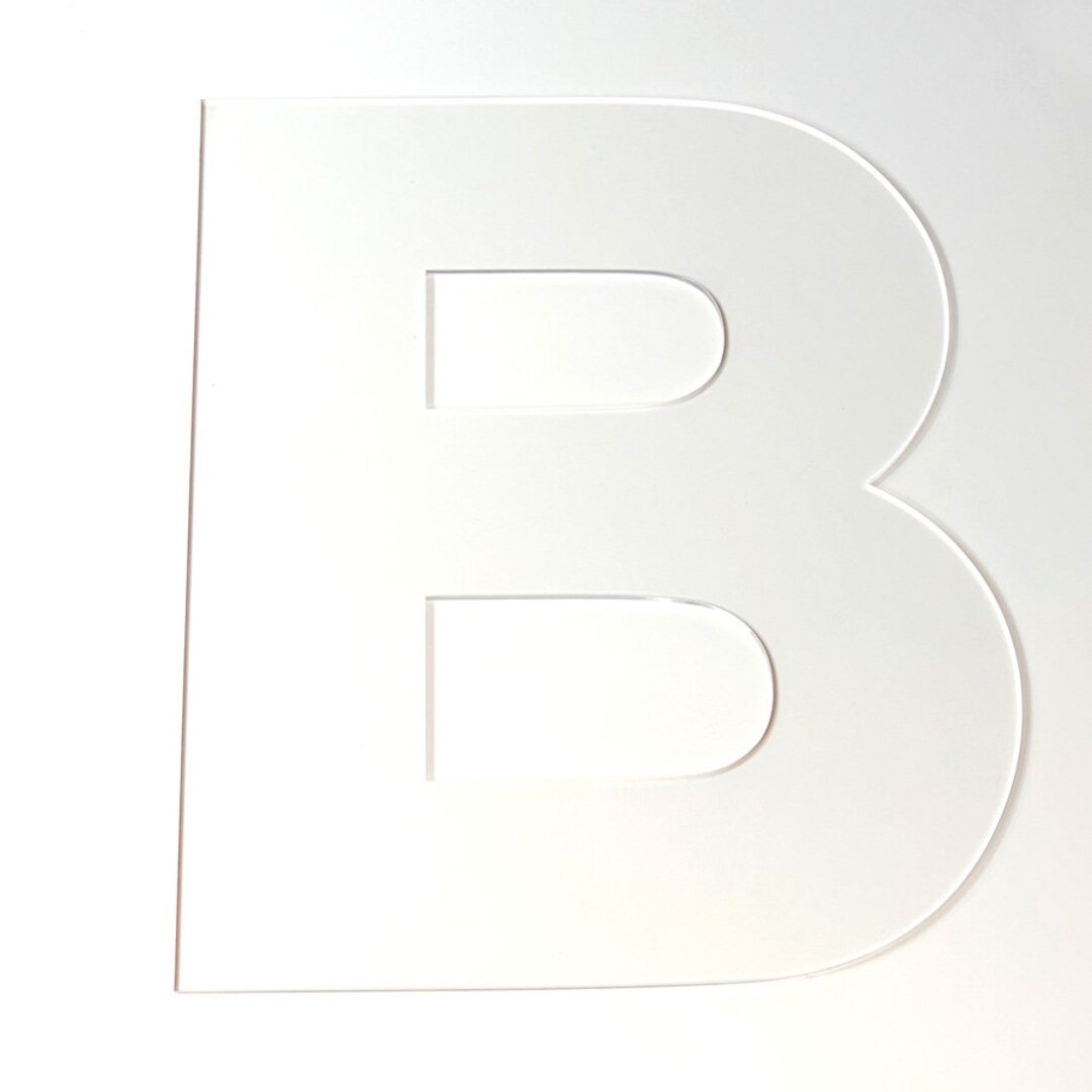 Cookie Cake Stencil - Letter B | Cookie Cake | Lasercut Letters | Large ...