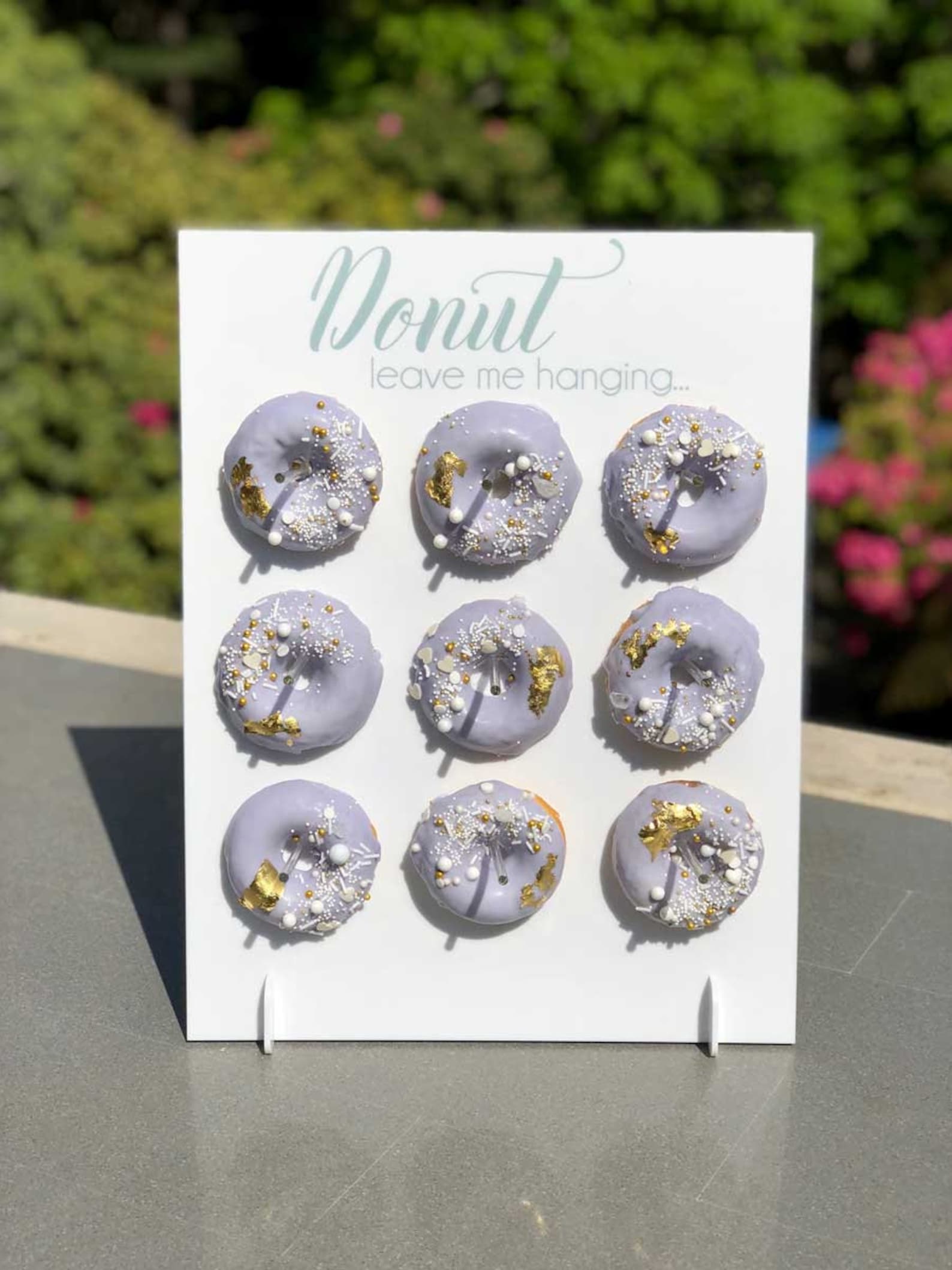 Donut Leave Me Hanging | Donut Wall | Party Food Donut Stand | Wedding ...