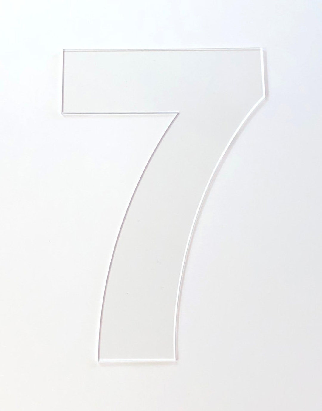 Cookie Cake Stencil - Number 7 | Cookie Cake | Lasercut Numbers | Large ...