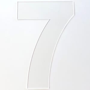Cookie Cake Stencil - Number 7 | Cookie Cake | Lasercut Numbers | Large ...