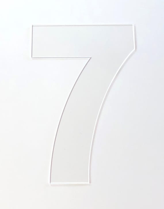 Cookie Cake Stencil Number 7 Cookie Cake Lasercut - Etsy UK