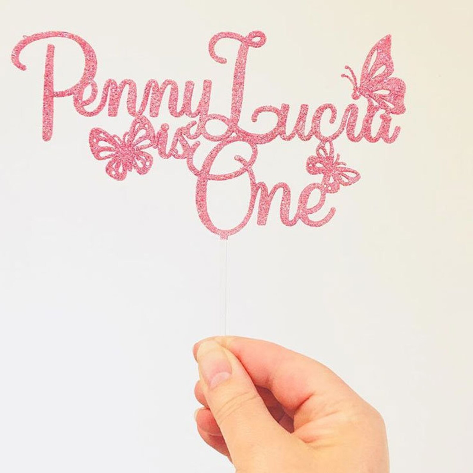 Butterfly Birthday Cake Topper Butterflies Party Cake Topper - Etsy