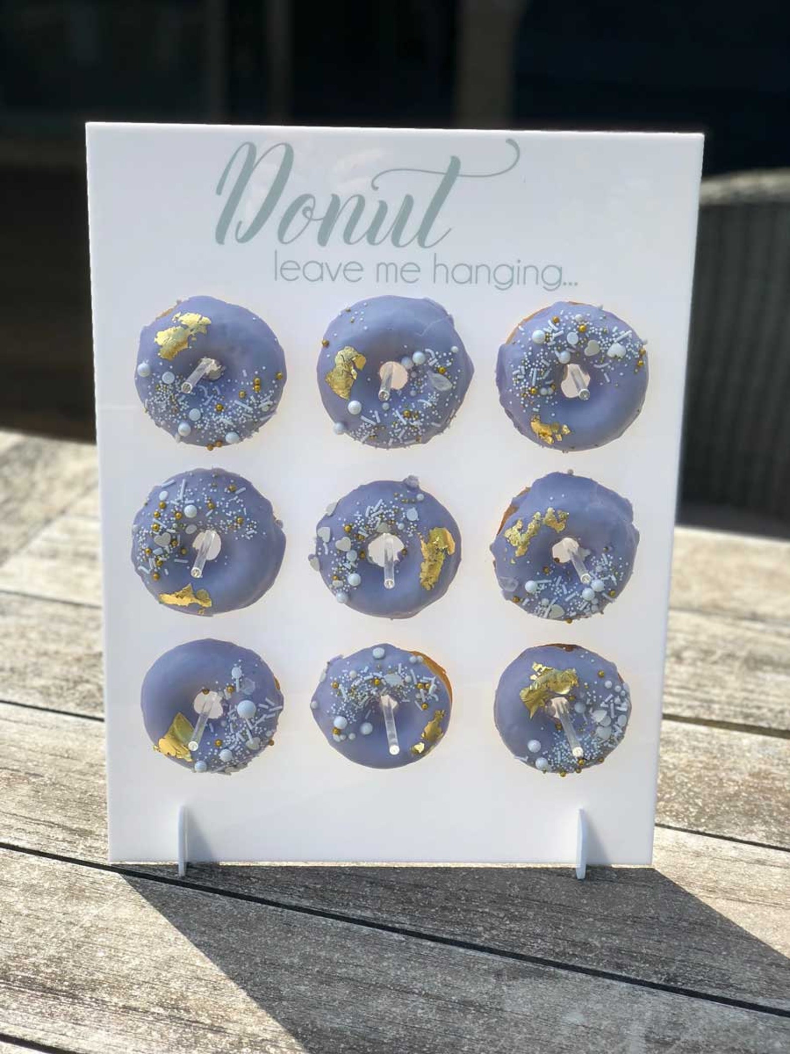 Donut Leave Me Hanging | Donut Wall | Party Food Donut Stand | Wedding ...