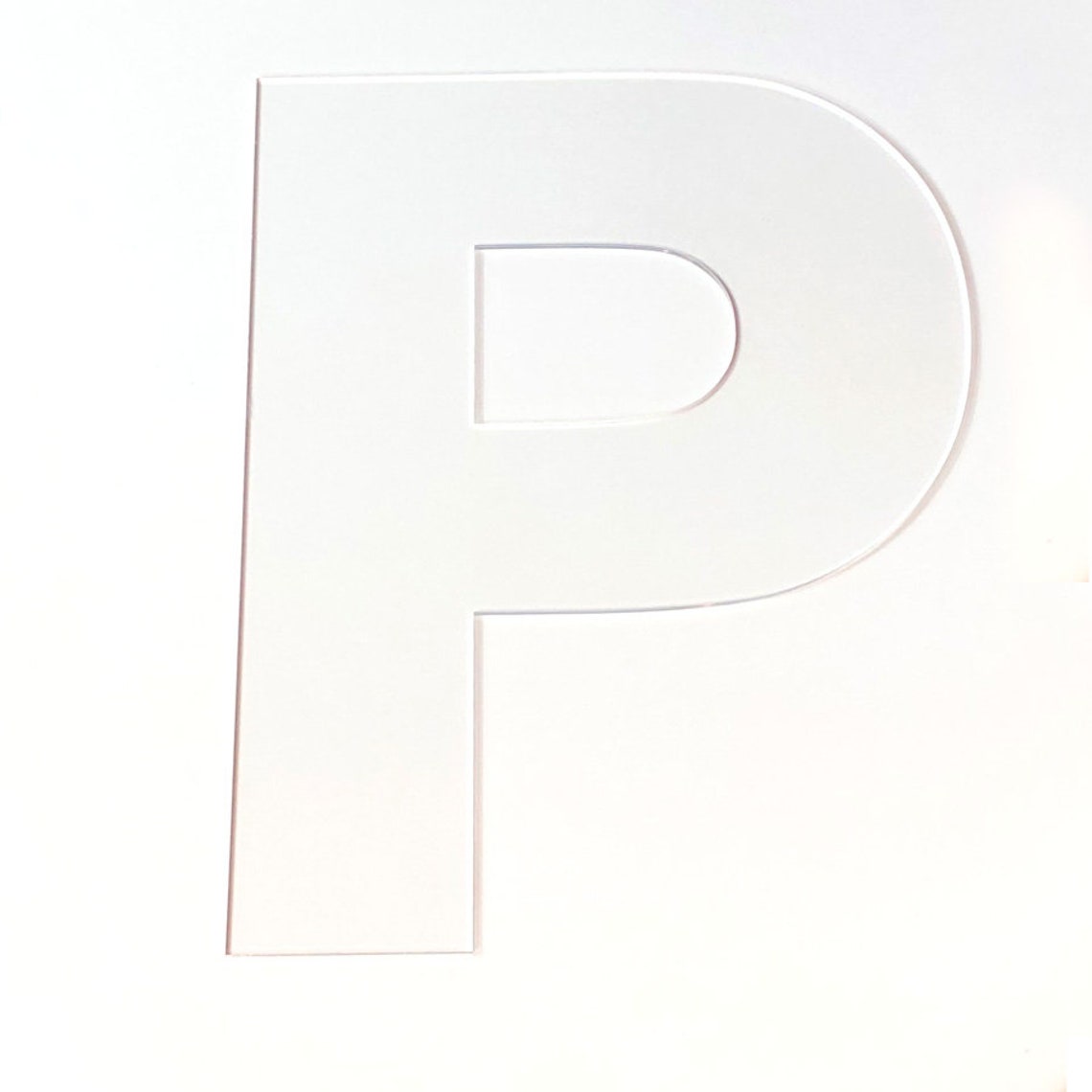 Cookie Cake Stencil - Letter P | Cookie Cake | Lasercut Letters | Large ...
