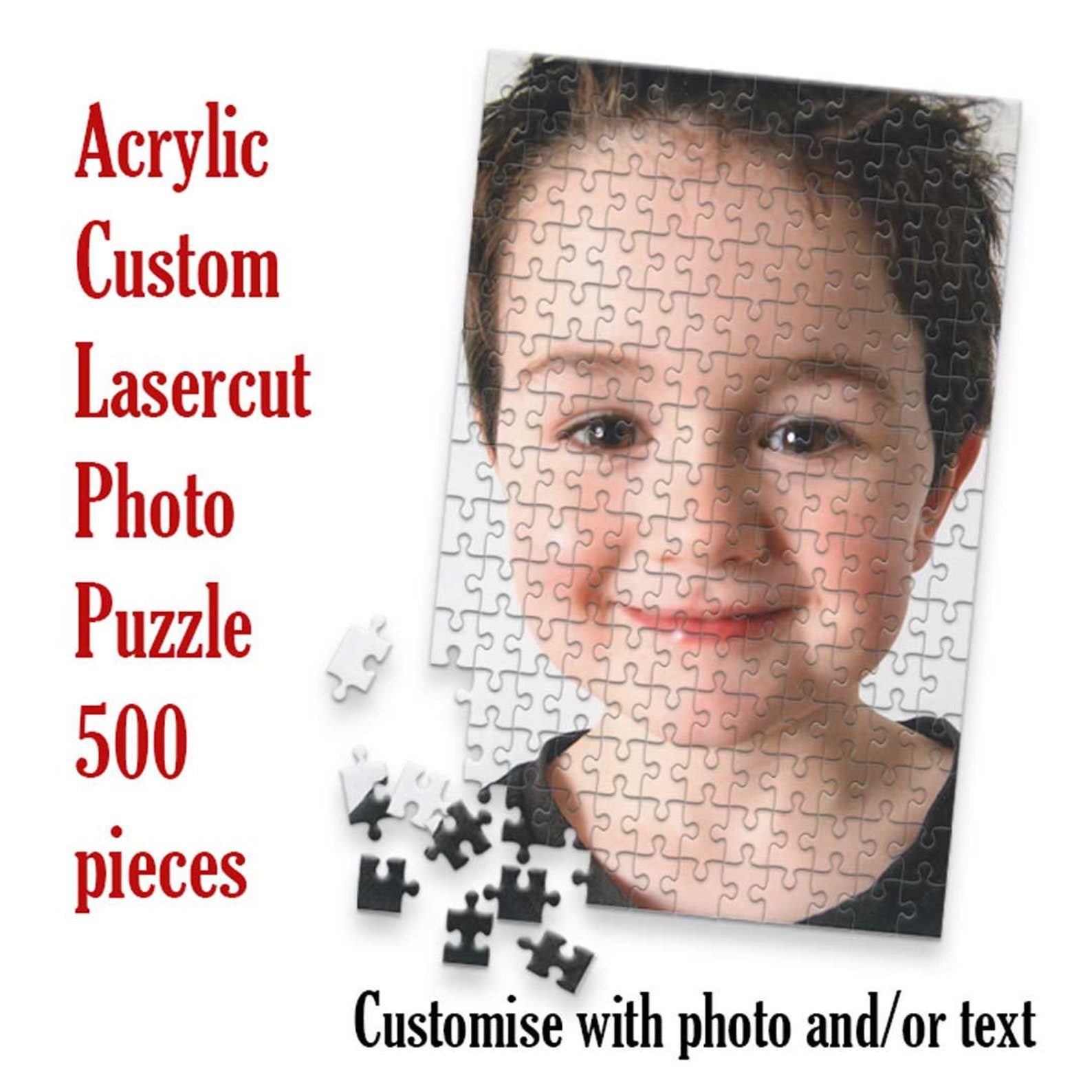 Custom Acrylic Puzzle for Adults 500 Piece Mothers Day Gift - Etsy