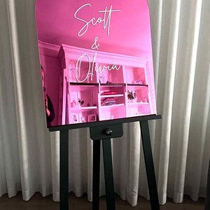 Arch Wedding Welcome Sign, 3D Names, Modern Arch Wedding Signs, Wedding ...