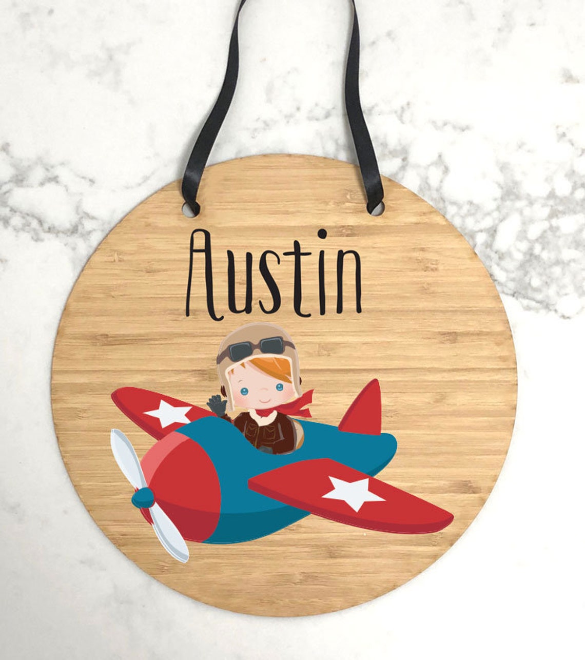 Personalised Pilot Hanging Sign Pilot Airplane Plane | Etsy