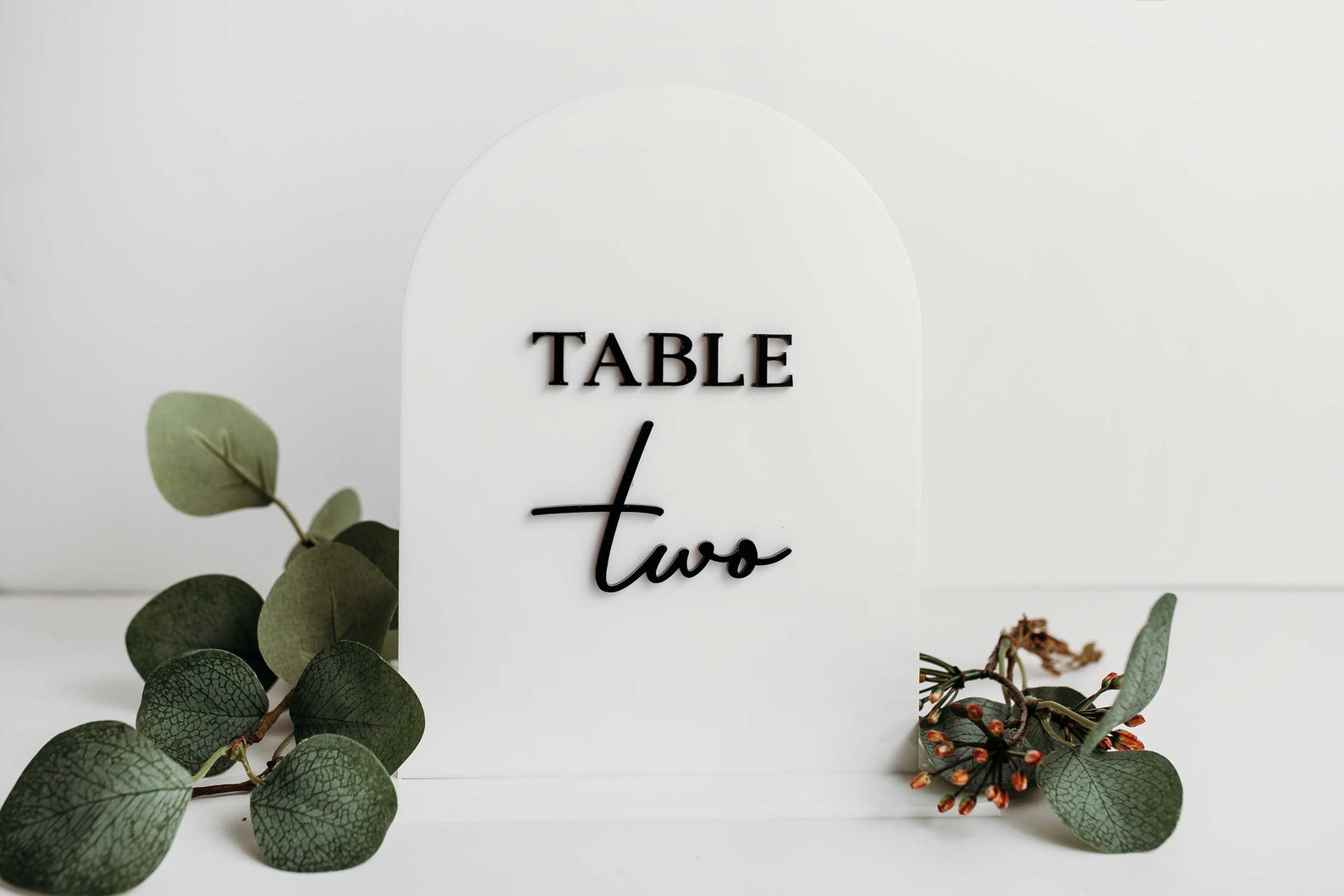 3D Wedding Table Numbers, Acrylic Table Number Signs, Double Layered ...