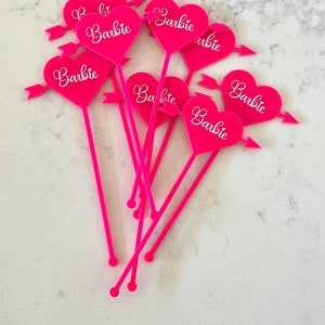 Custom Heart & Arrow Shaped Drink Stirrers - Wedding Drink Stirrers ...