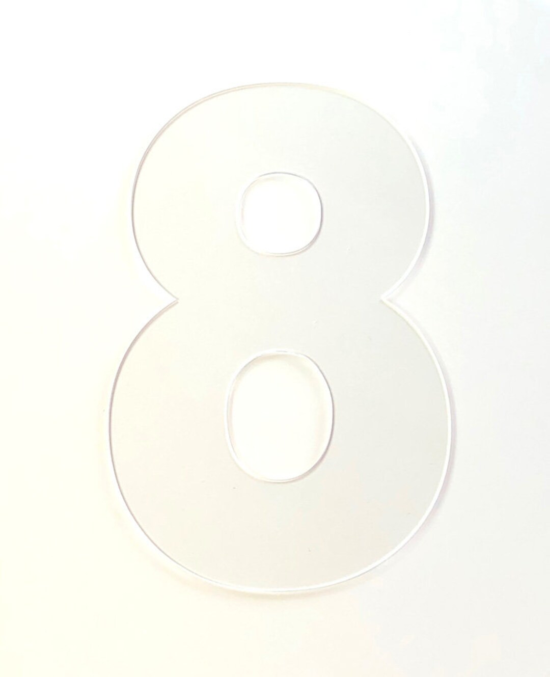 Cookie Cake Stencil - Number 8 | Cookie Cake | Lasercut Numbers | Large ...