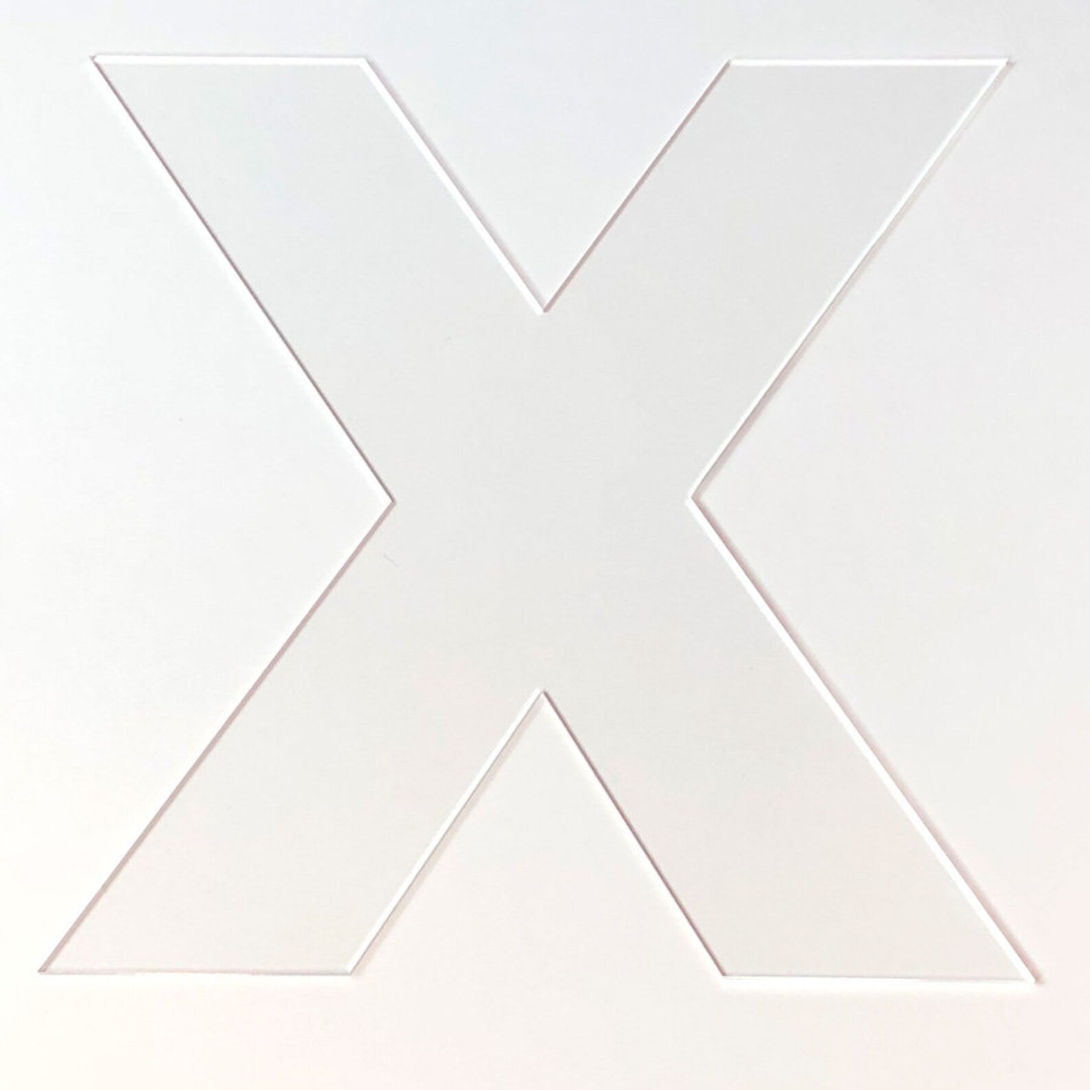 Cookie Cake Stencil - Letter X | Cookie Cake | Lasercut Letters | Large ...