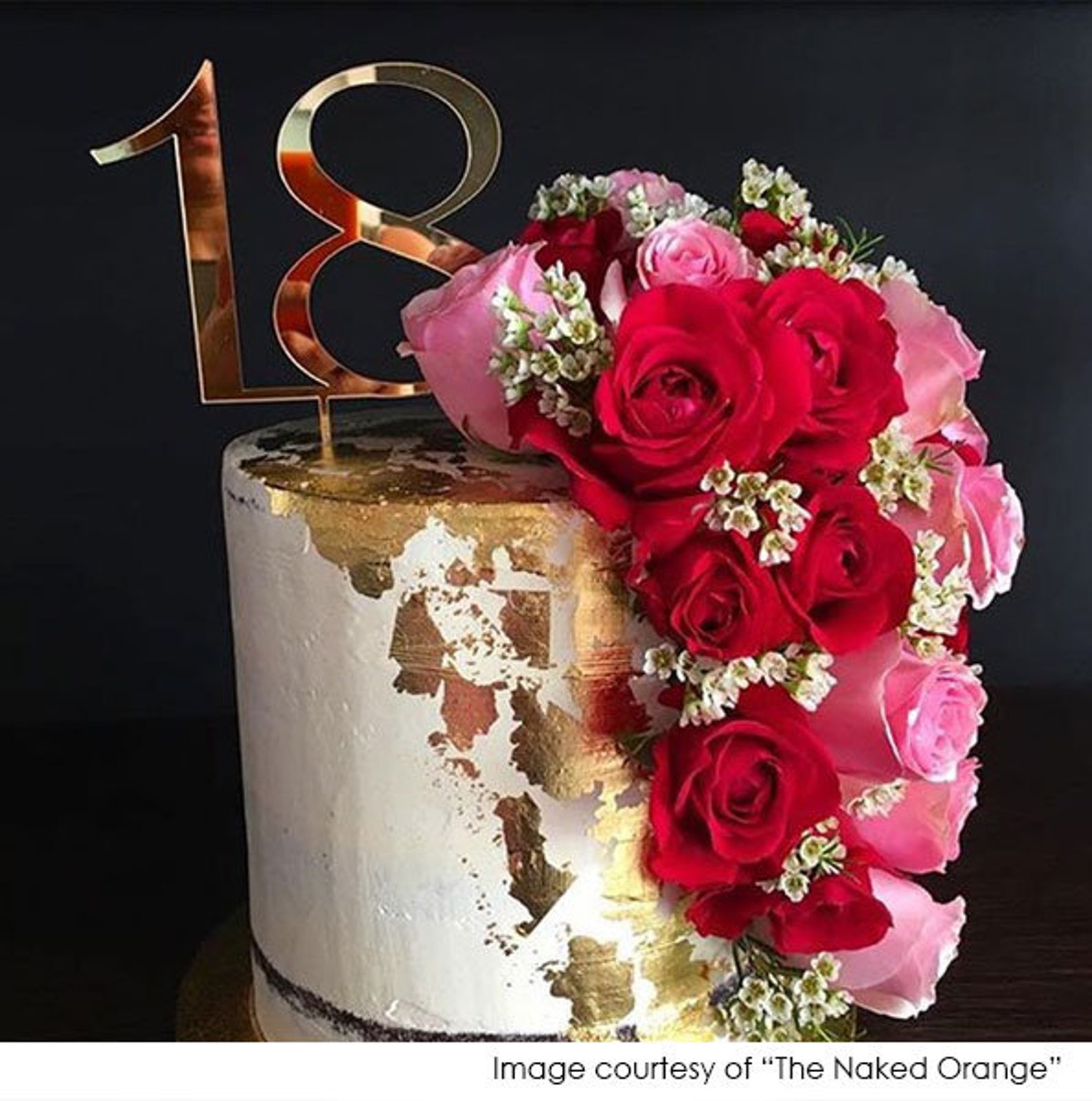 18th Birthday Cake Topper - Number 18 Birthday Cake Decoration | Happy ...