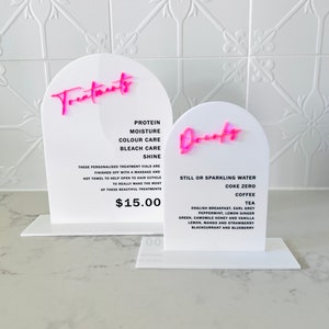 Cocktail Drinks Menu Signage Printed Drinks Menu - Etsy