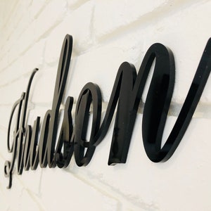 Large Lasercut Name or Word - Script #1 | Large Script Sign | Lasercut ...