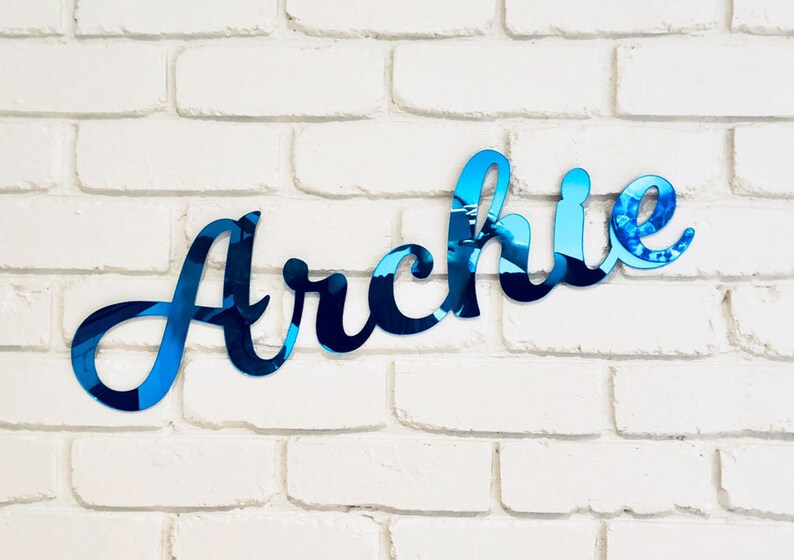 Large Laser Cut Name Script 4 Large Script Sign Large - Etsy