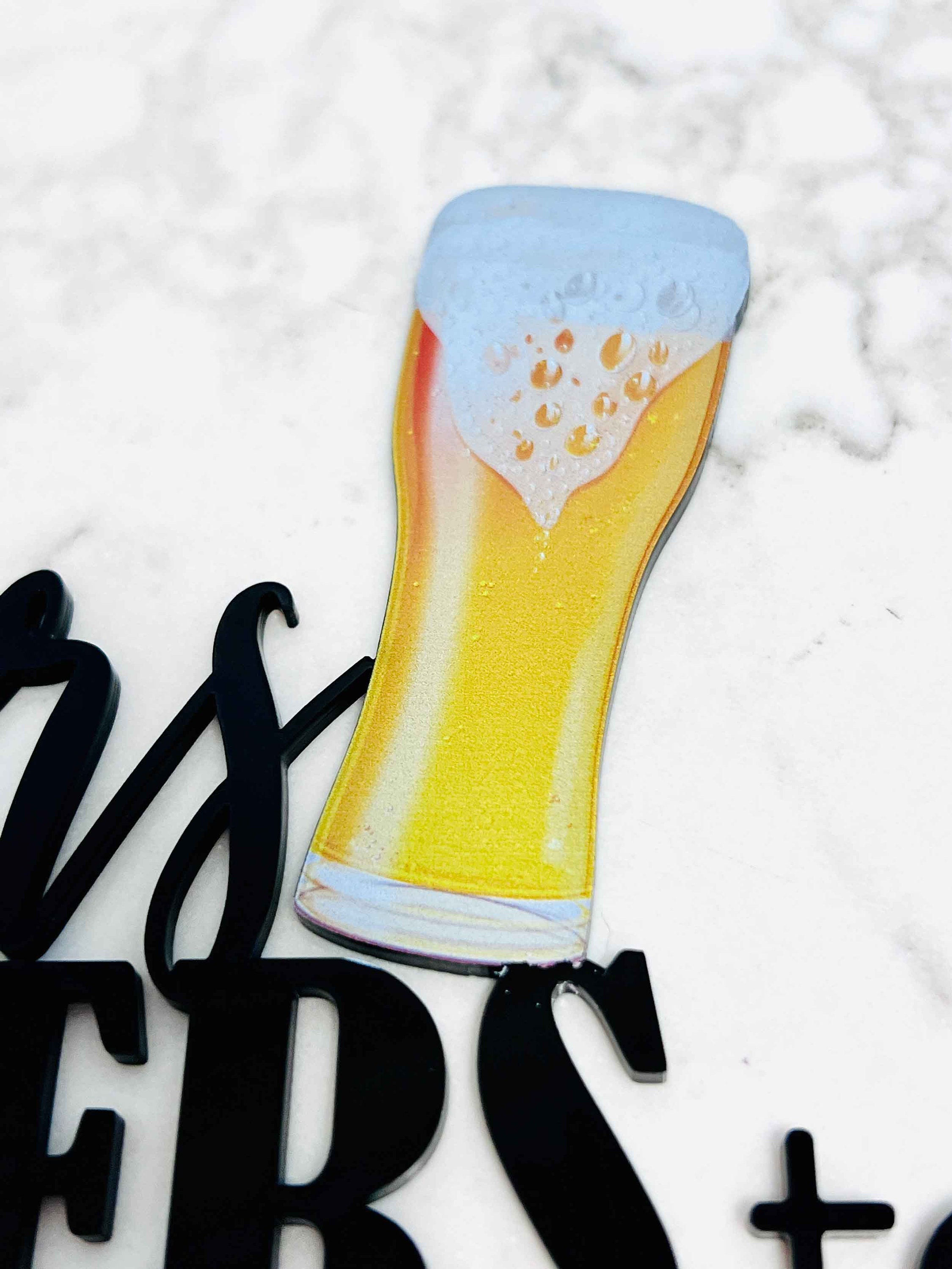 Cheers & Beers Birthday Cake Topper, Custom Years Birthday Cake Topper ...
