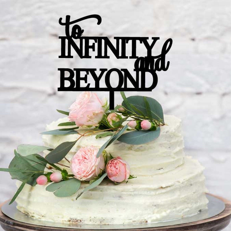 Infinity Cake Topper - Etsy