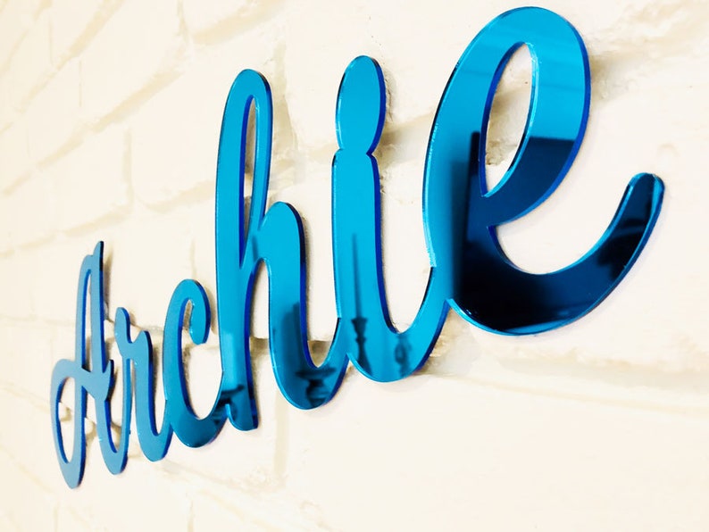 Large Laser Cut Name Script 4 Large Script Sign Large - Etsy