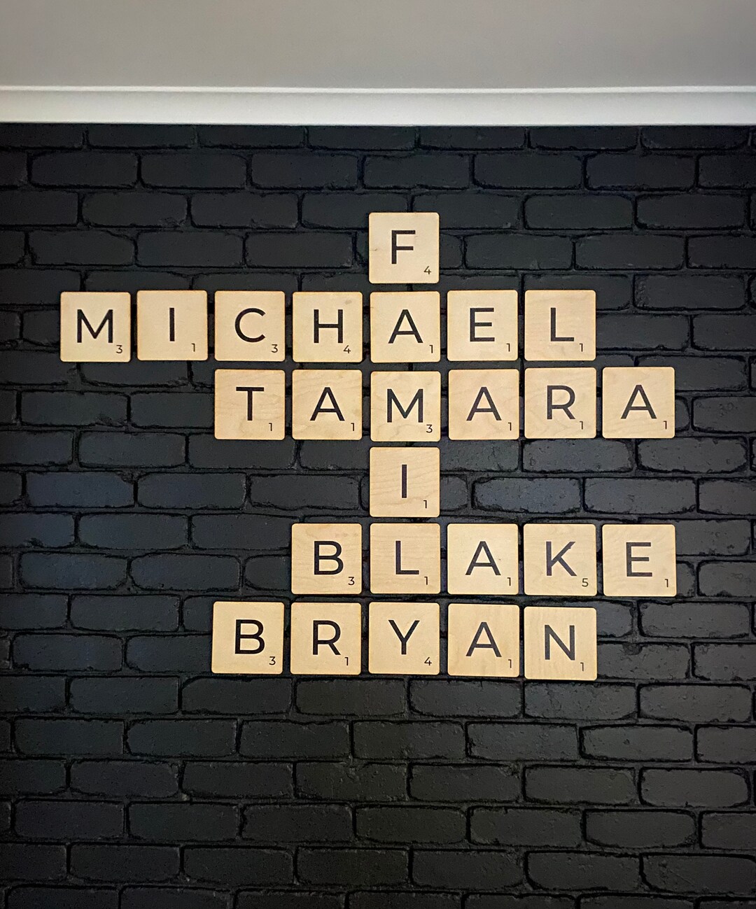 Scrabble Tile Wall, Large Scrabble Tiles, Jumbo Scrabble Tiles ...