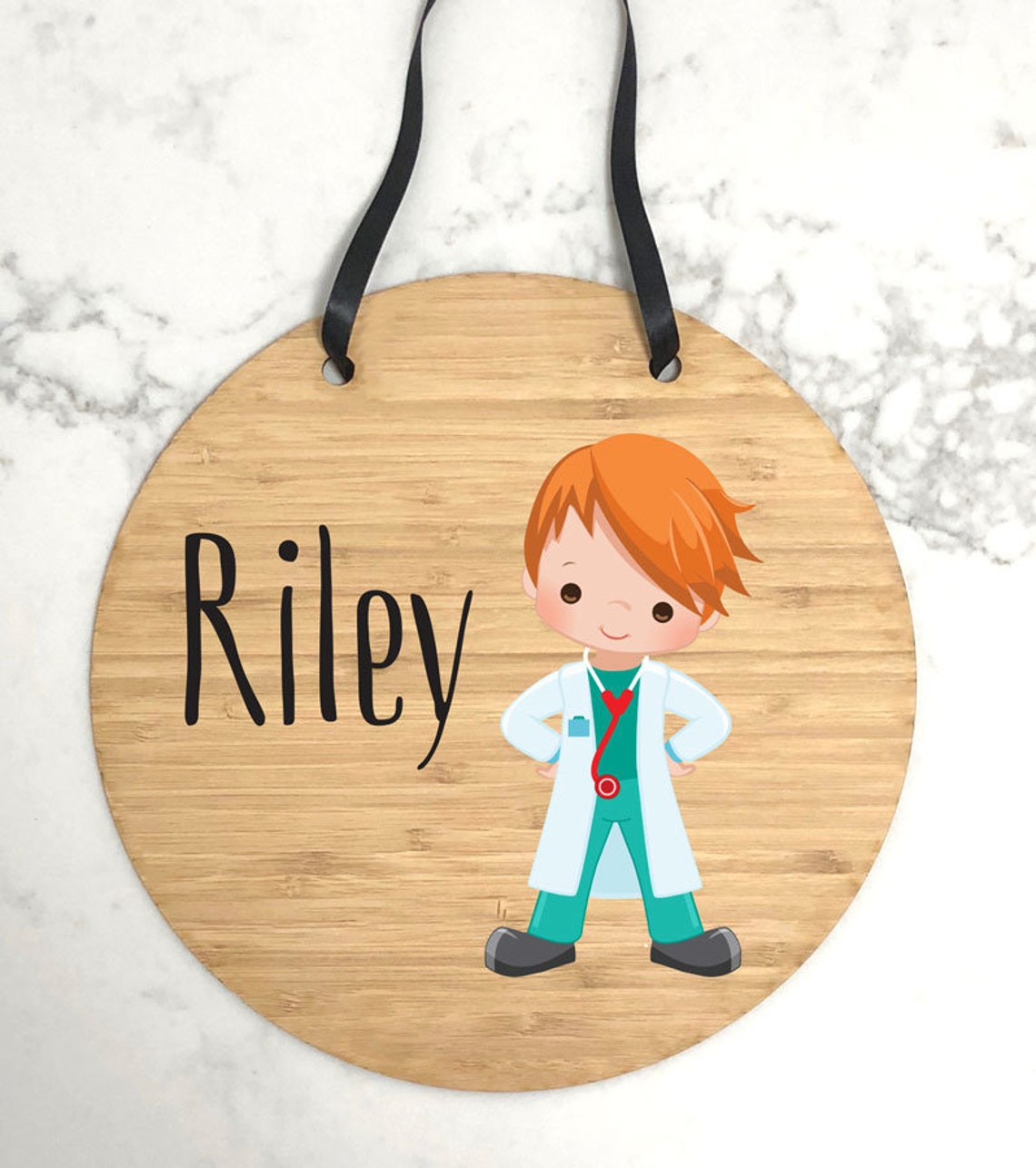 Doctor Personalised Wooden Hanging Sign Christmas Gift Present | Boy ...