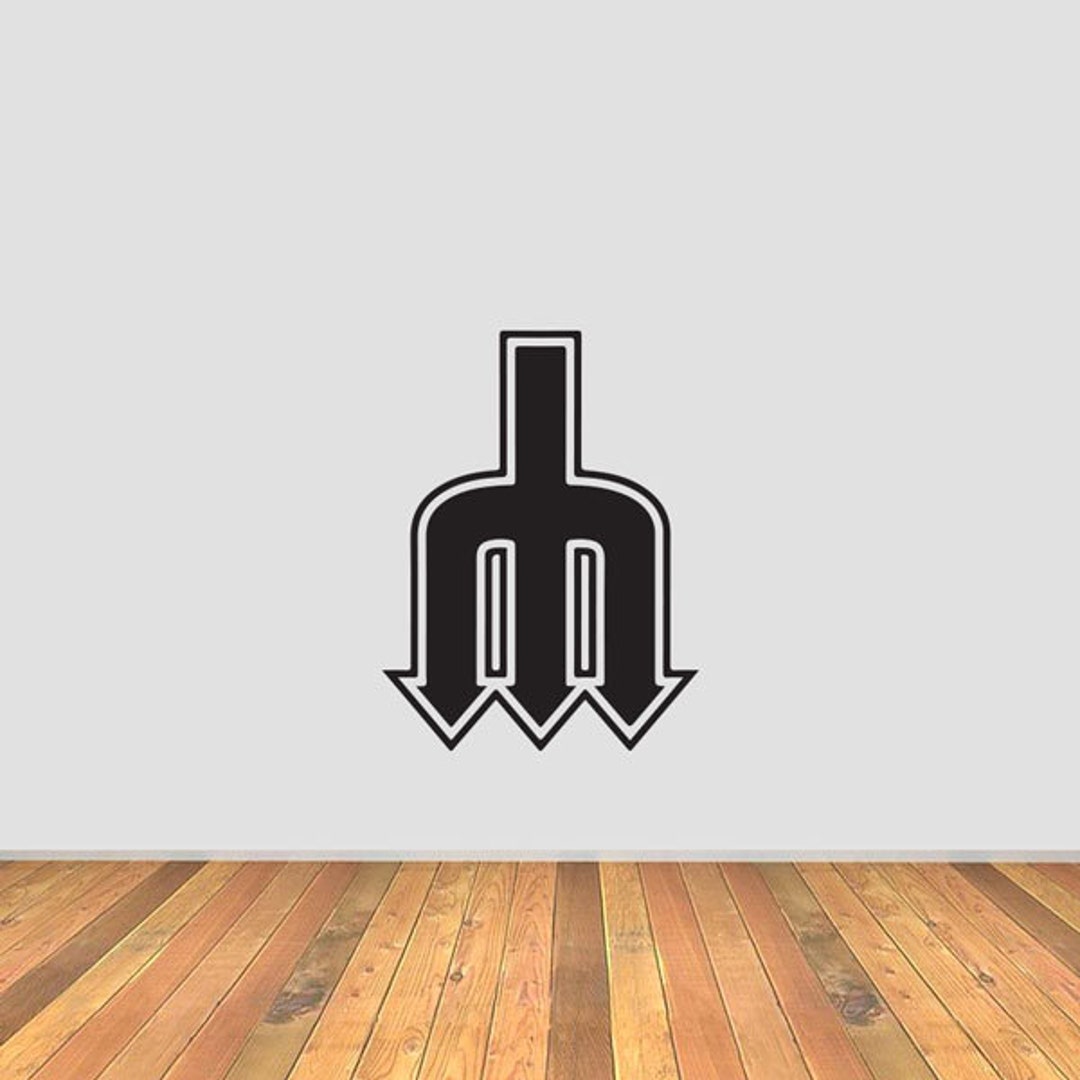 Mariners Trident Vinyl Decal - Etsy