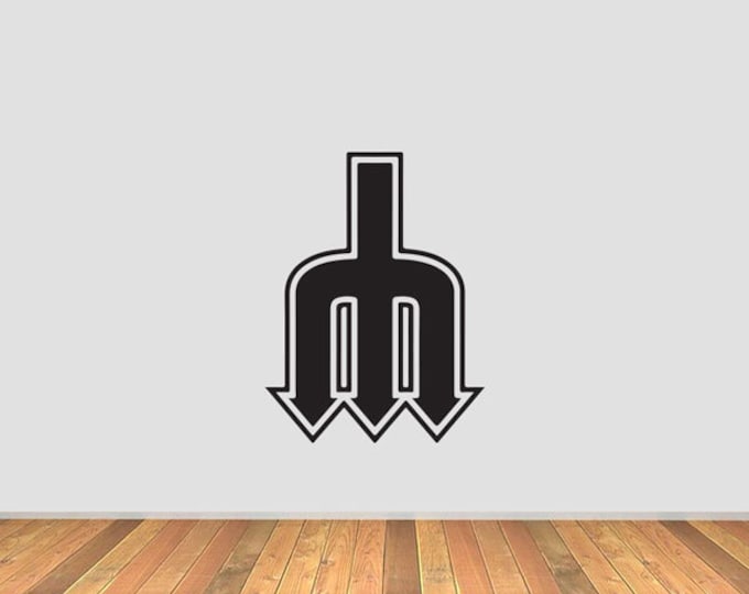 Mariners Trident Vinyl Decal - Etsy