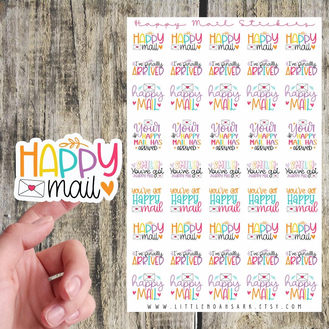 Happy Mail Stickers - Etsy