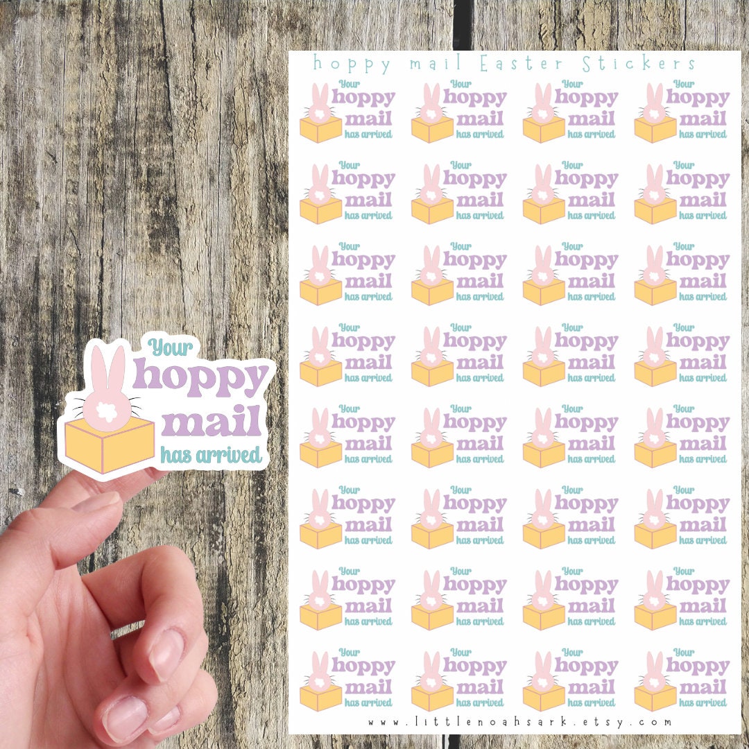 Your Hoppy Mail Has Arrived Stickers - Etsy