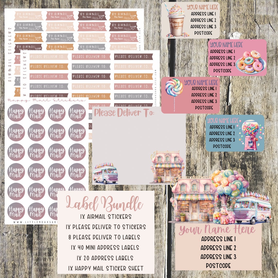 Pastel Sweet Summer Snail Mail Bundle - Etsy