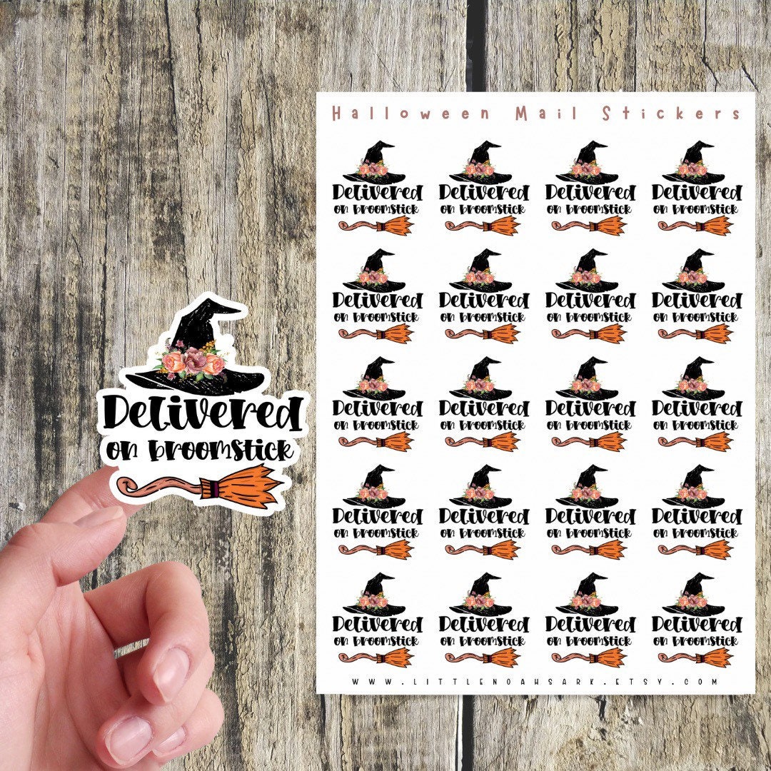 Delivered by Broomstick Stickers - Etsy