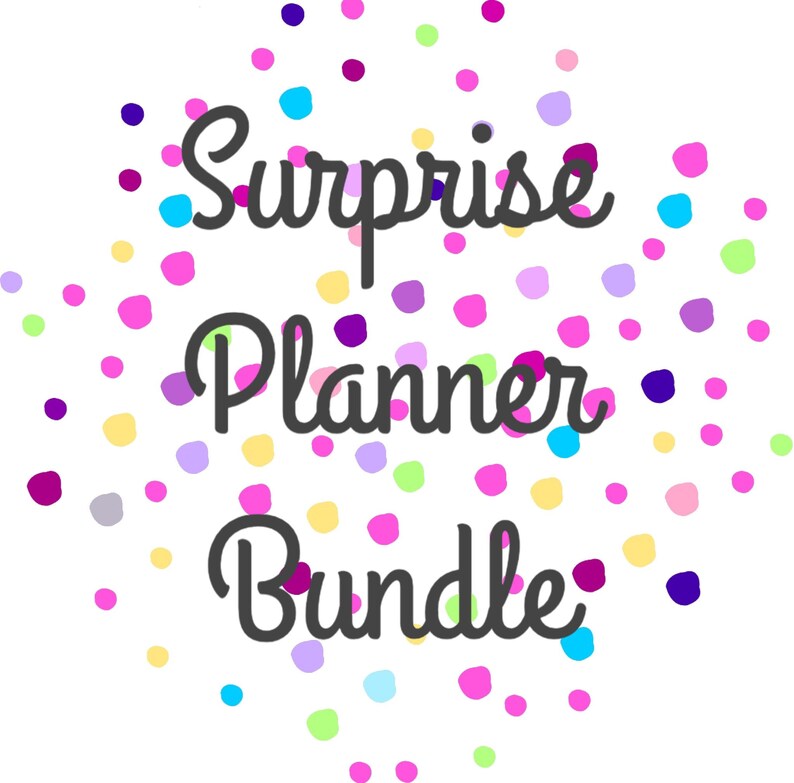 Surprise Planner Bundle | Etsy