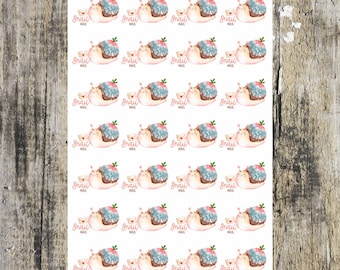 Happy Mail Functional Stickers S038 Send/receive Mail Stickers Reminder ...