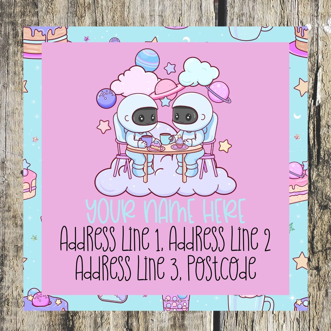 Space Address Labels - Etsy