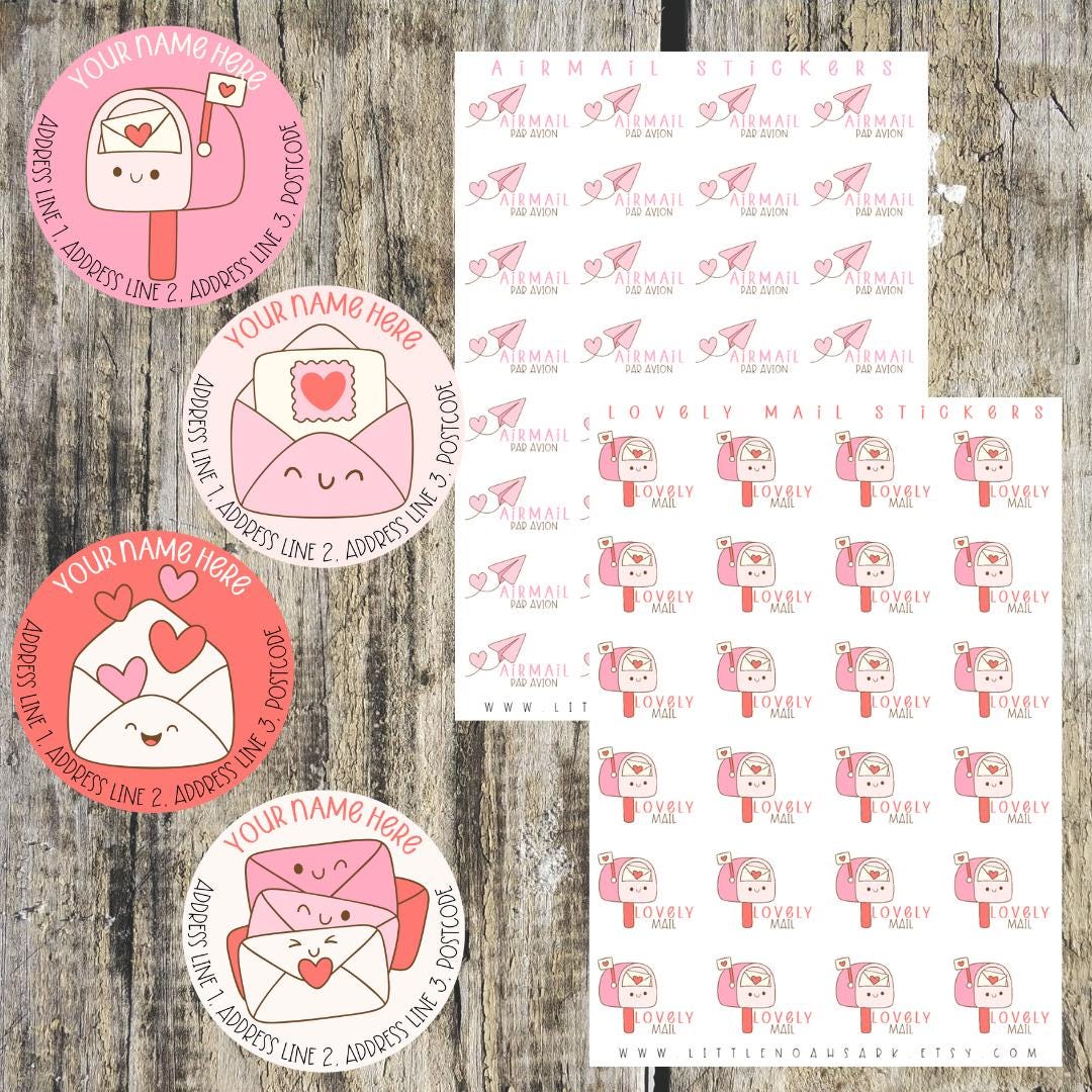 Valentine's Mini Label Bundle - Etsy