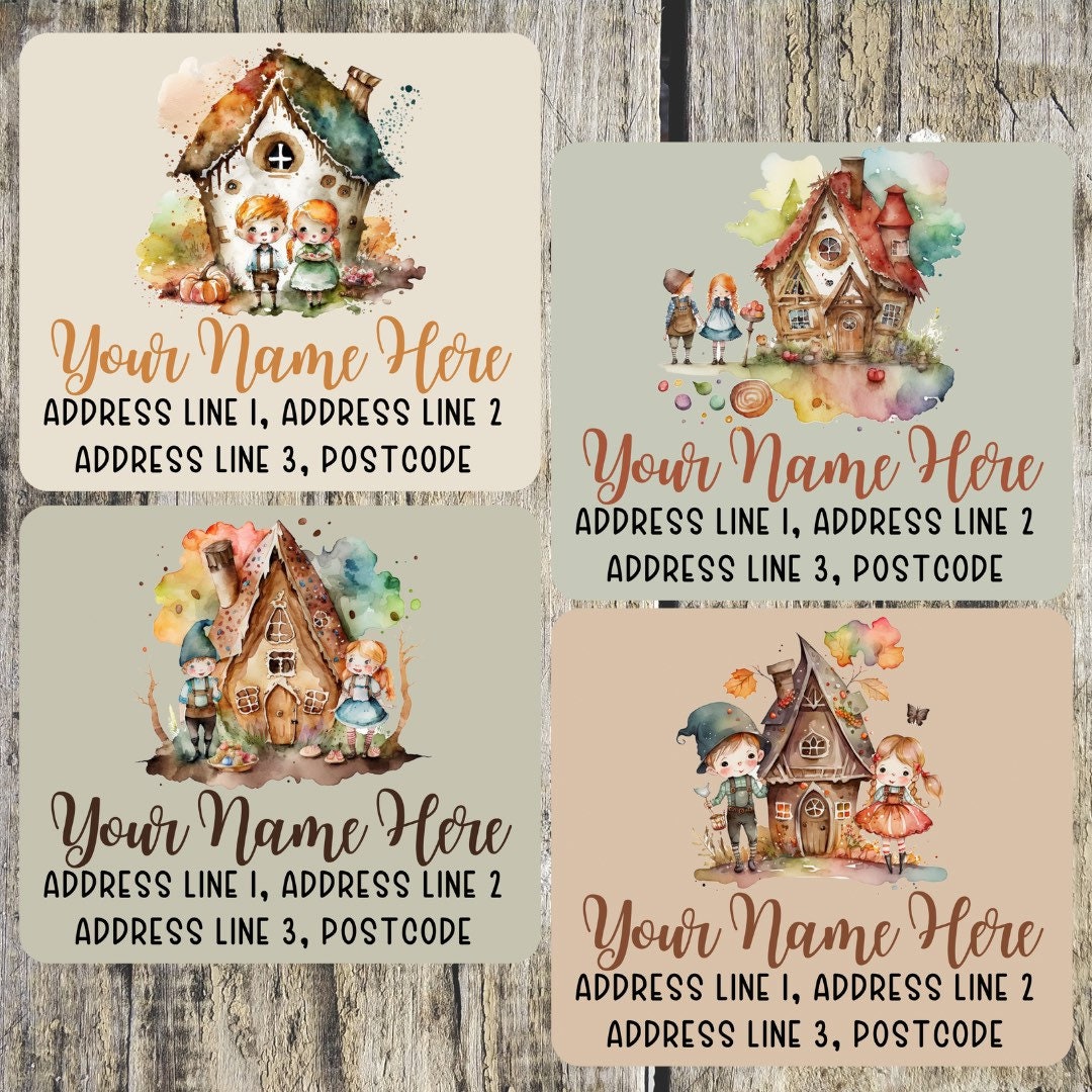 Hansel and Gretel Address Labels - Etsy