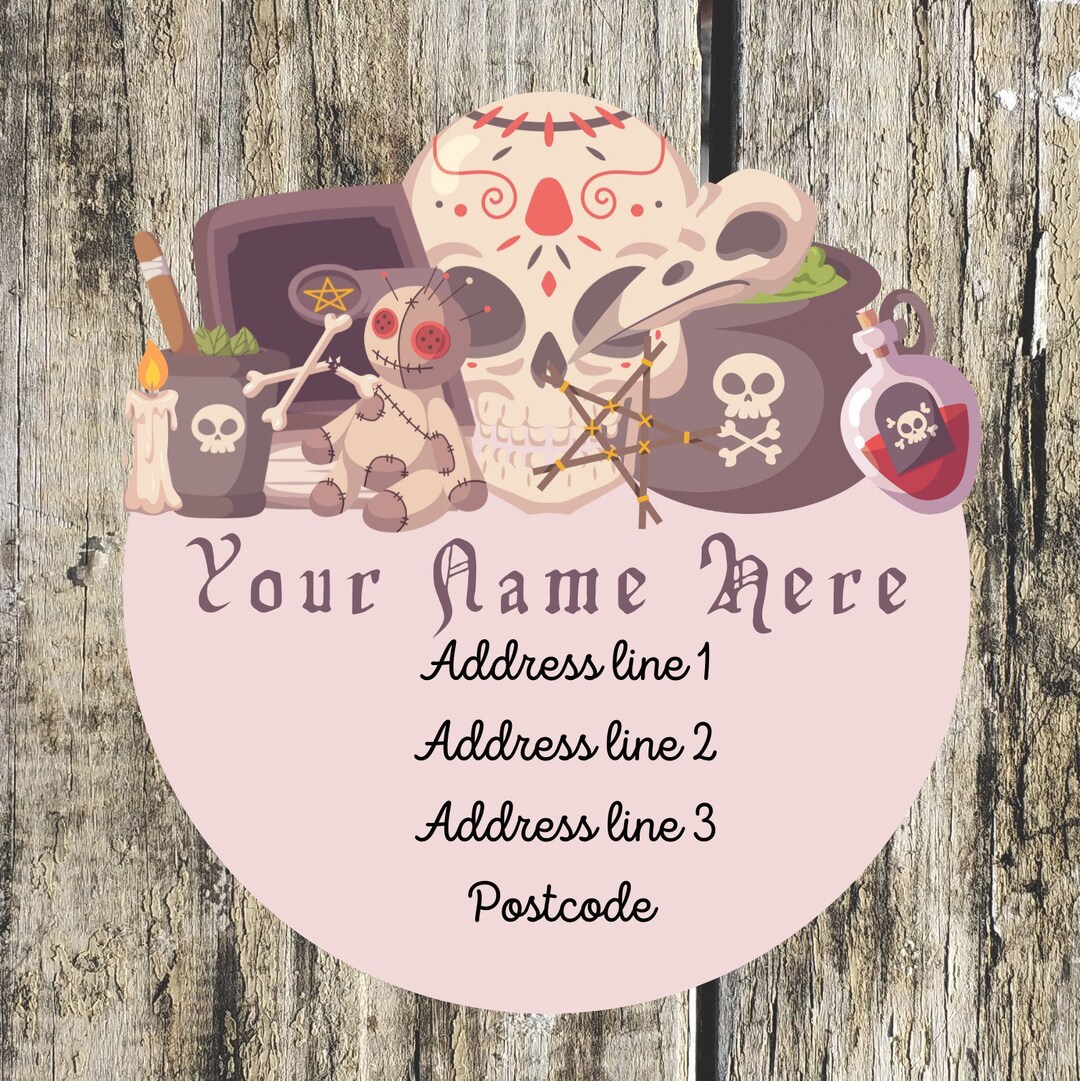 Gothic Address Labels - Etsy