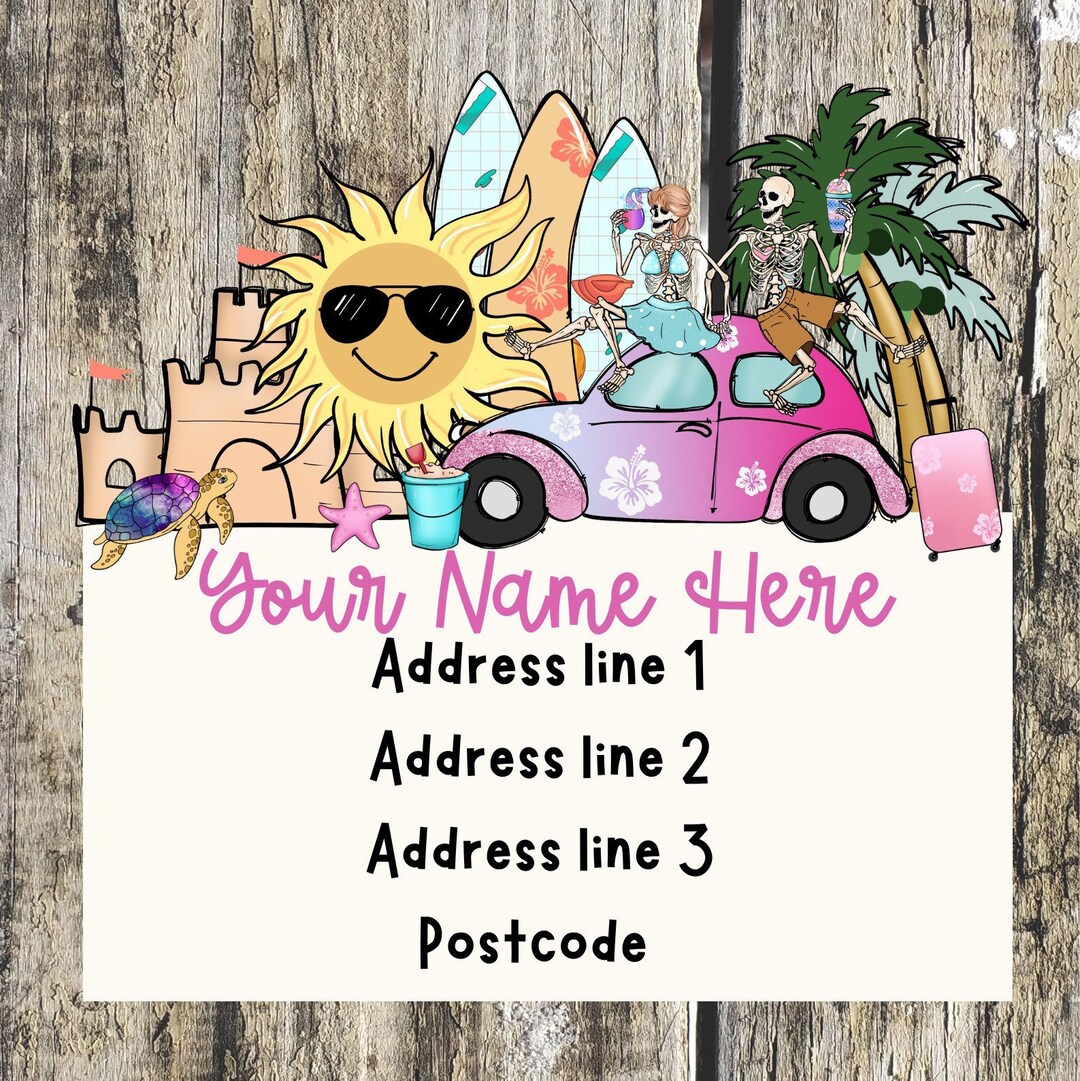 Creepy Summer Address Labels - Etsy