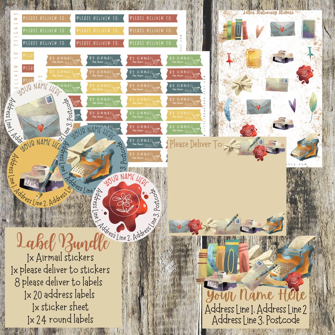 Stationary Snail Mail Bundle - Etsy
