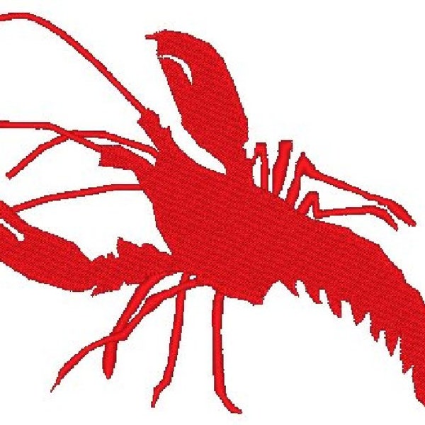 Lobster Embroidery Design File - Etsy